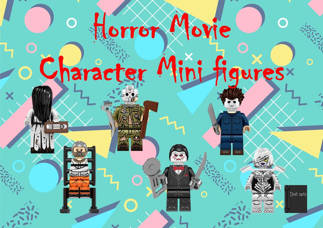 Custom Horror Character Mini Figures Scary Slasher Films Movie Cult ...