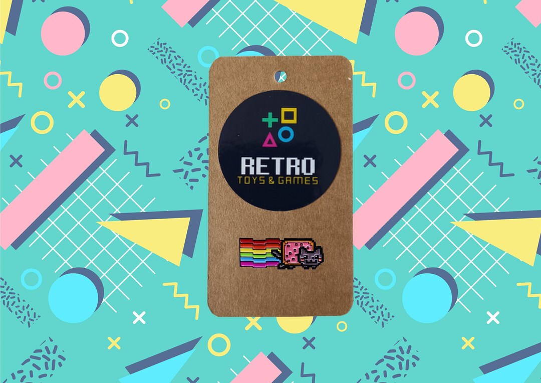 Nyan Cat Enamel Pin Badge Internet Meme Game Rainbow Design Great Gift ...