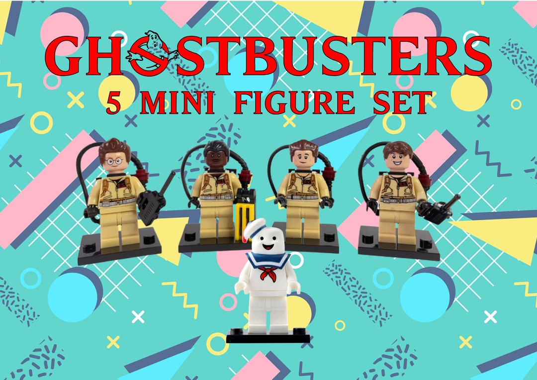 Ghostbusters Custom Mini Figures With Stay Puft Movie Film Characters ...