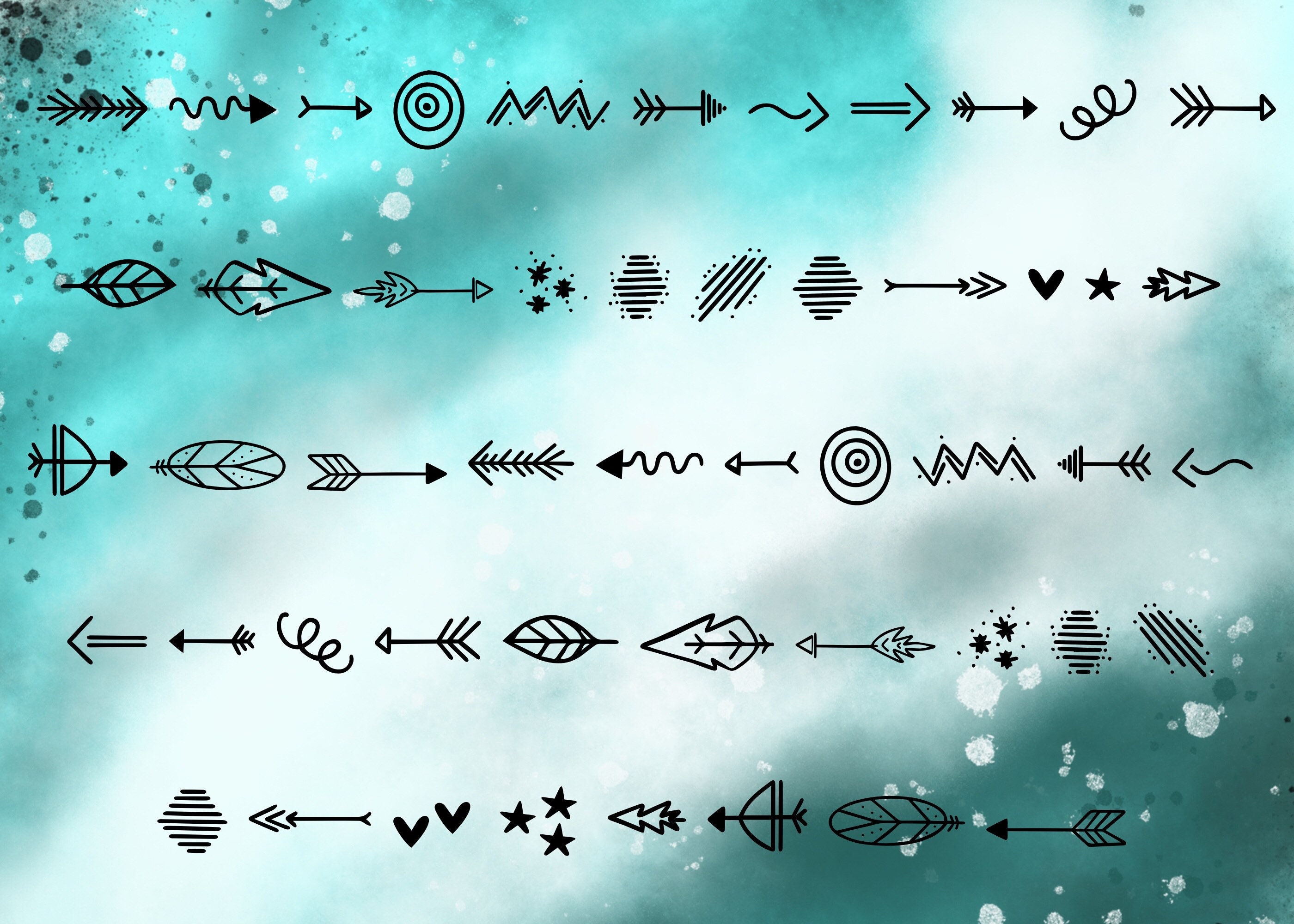 Archer Sans Serif Font With Symbols Digital Font Font - Etsy