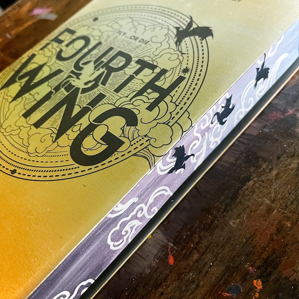 Fourth Wing Painted - Etsy