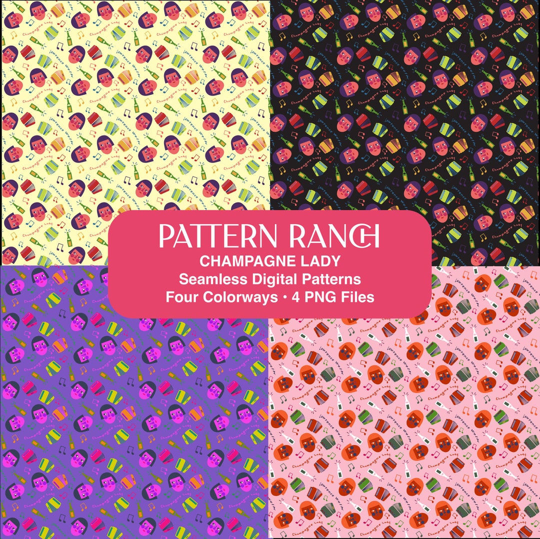 Instant Download, Seamless Pattern, Textile Pattern, POD, Pattern Ranch ...