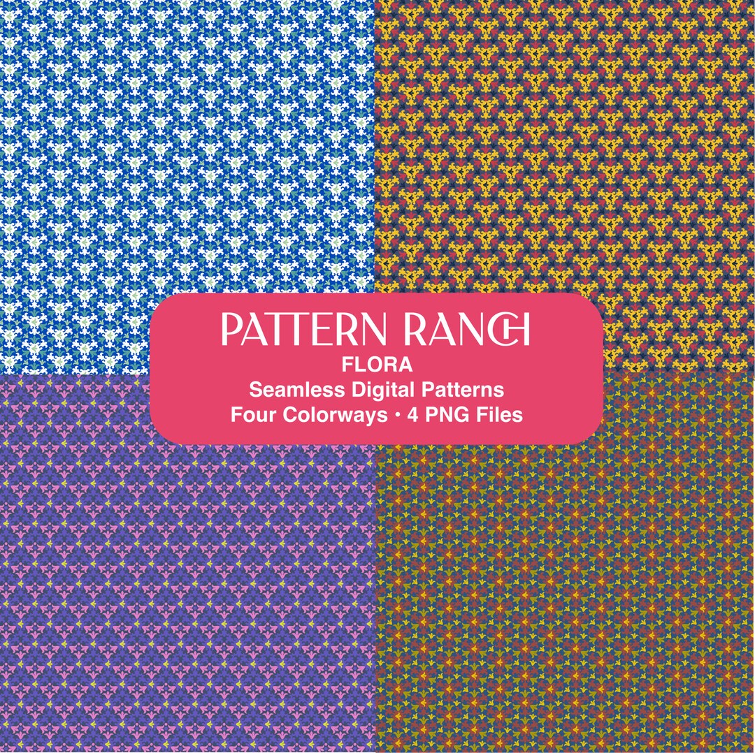 Instant Download, Seamless Pattern, Textile Pattern, POD, Pattern Ranch ...