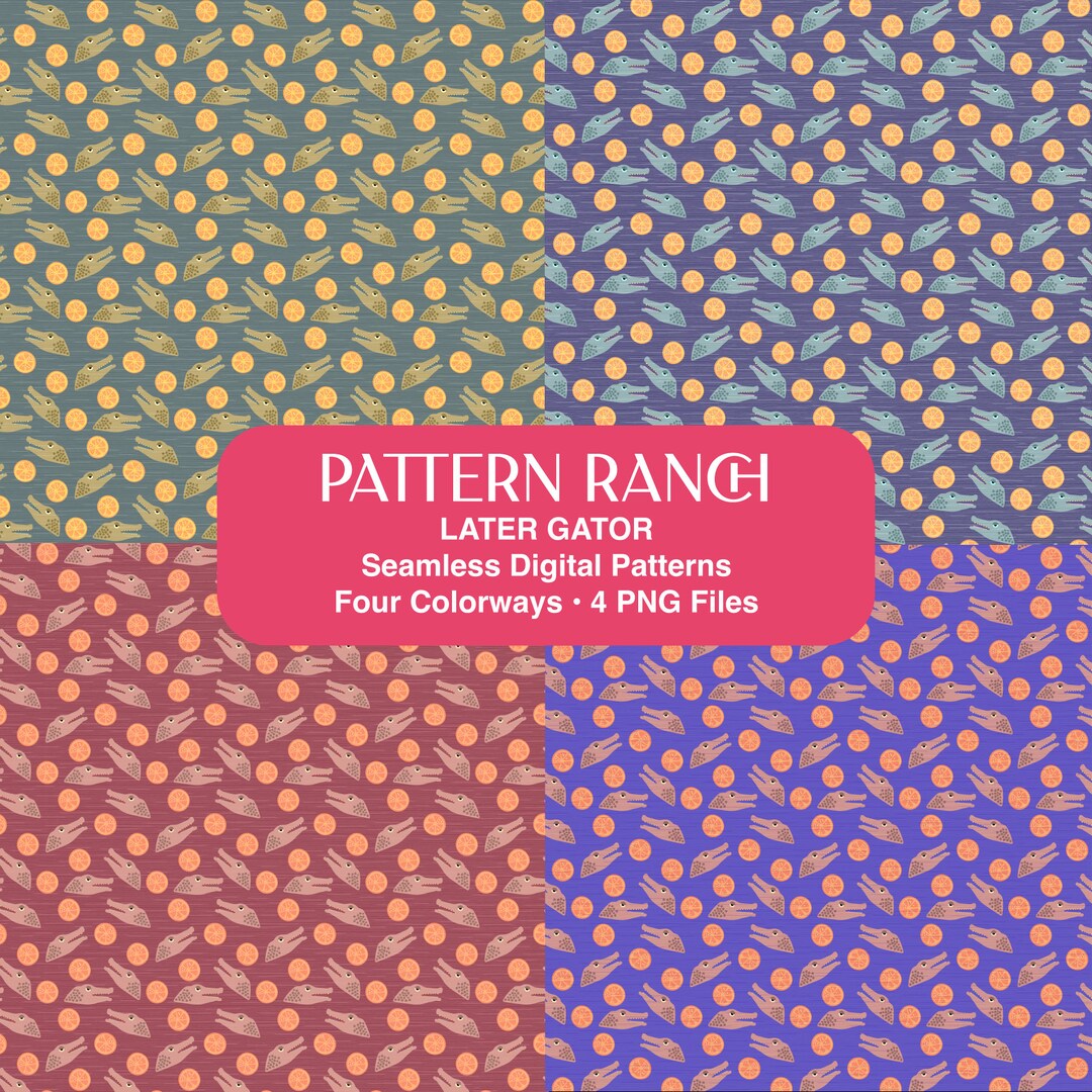 Instant Download, Seamless Pattern, Textile Pattern, POD Pattern Ranch ...