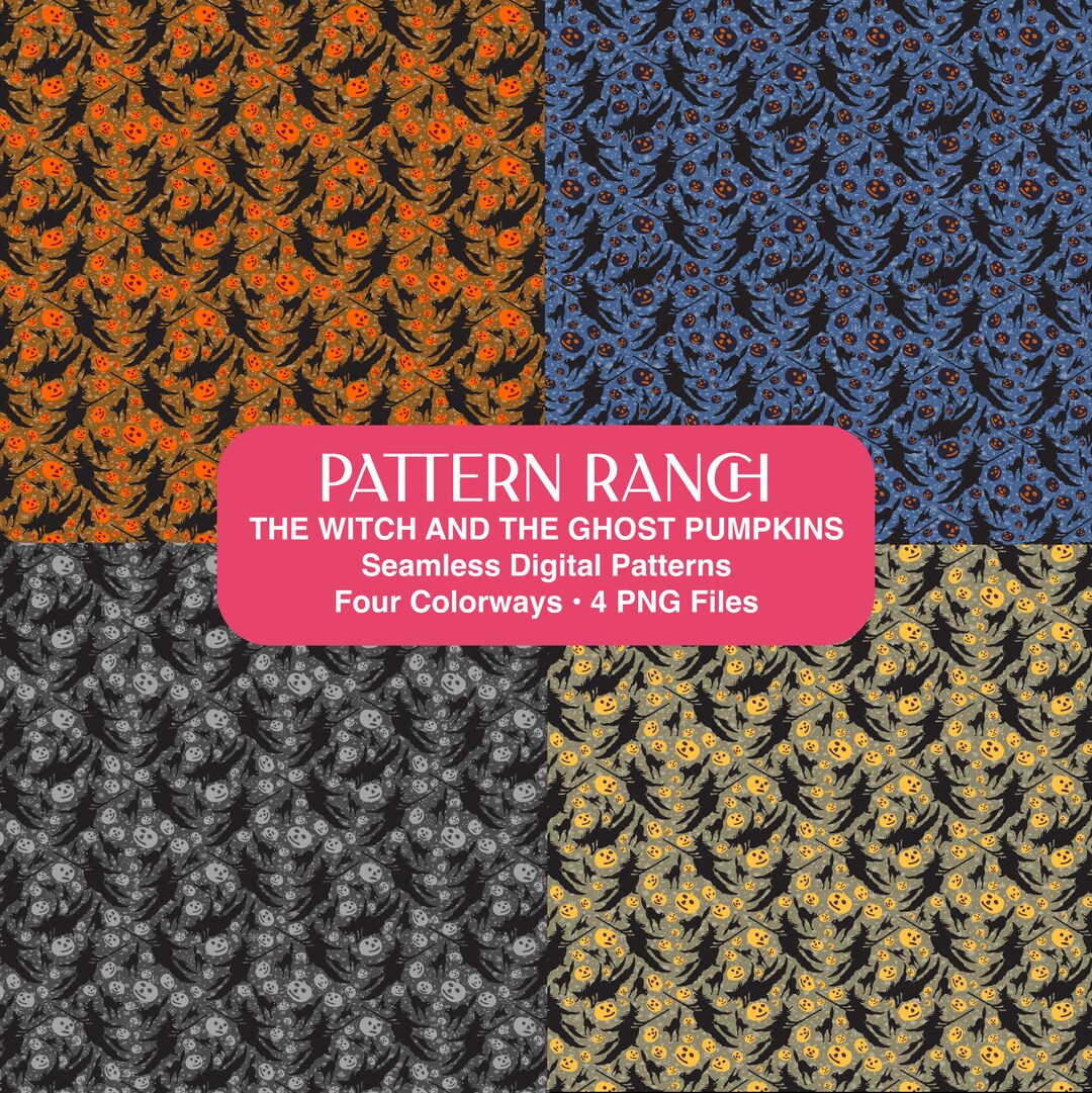 Instant Download, Seamless Pattern, Textile Pattern, POD Pattern Ranch ...