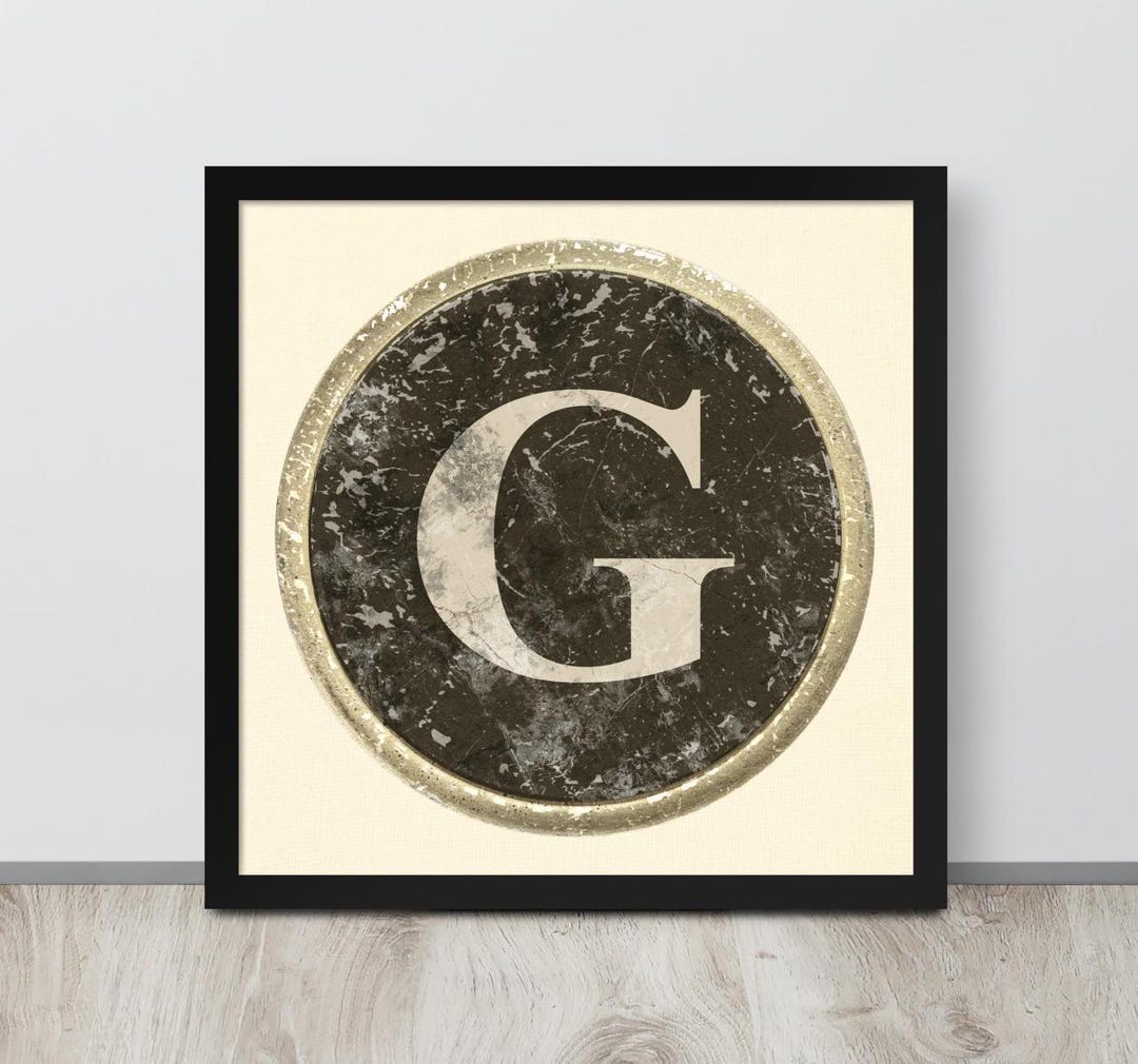 Roman Typewriter "g" Key Chart Framed Poster Print | Timeless ...