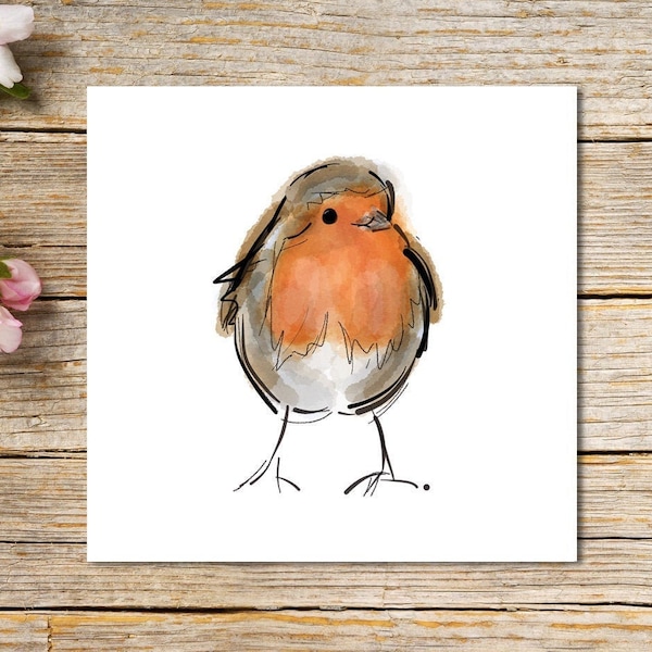 Robin Card - Etsy