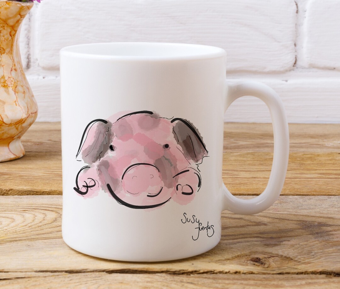 Pig Mug, Piglet Mug, Piggy Gift, Pig Gifts, Pig Coffe Cup, Piglet Cup ...