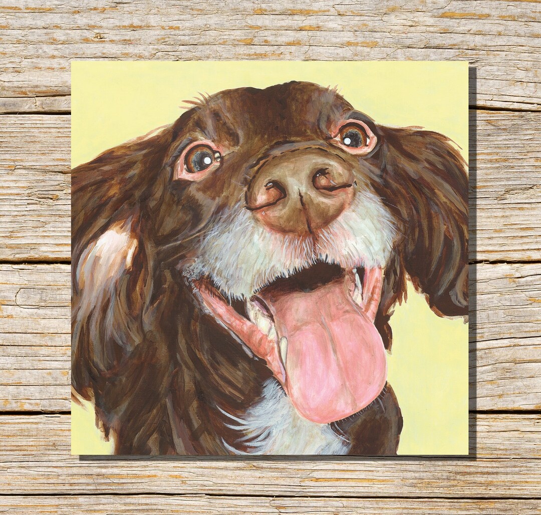 Cocker Spaniel Greeting Card, Dog Card, Greetings Card, Blank Inside ...