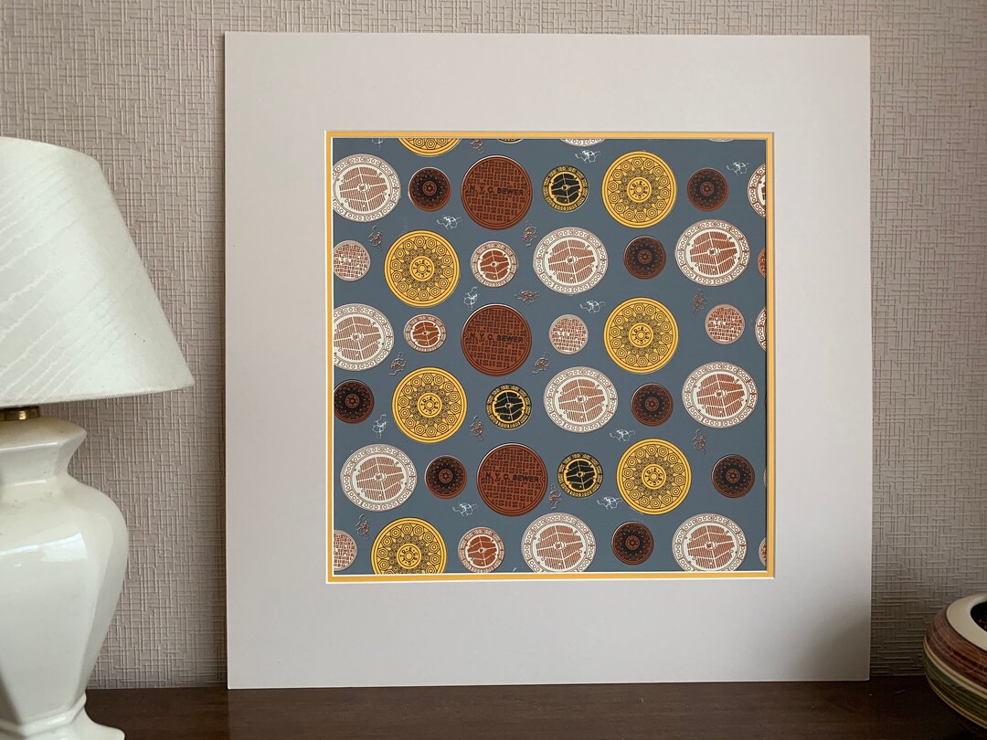 New York Repeat Patterns manhole Covers - Etsy
