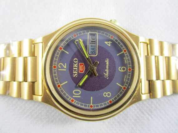 Vintage SEIKO 5 7009 17Jewels Automatic transparent b… - Gem