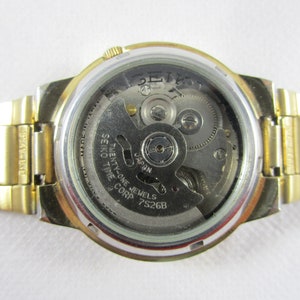 Vintage SEIKO 5 Automatic Transparent Back Side 21 Jewels Day-date ...