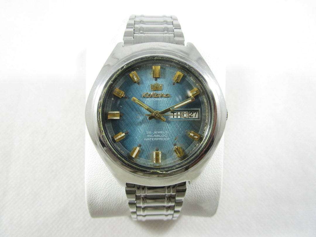 Vintage KOTANA 25 JEWELS Automatic Day-date Men's Japan Wrist Watch ...