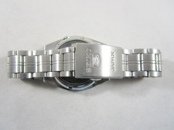 Vintage SEIKO 5 transparent back side Automatic Day D… - Gem