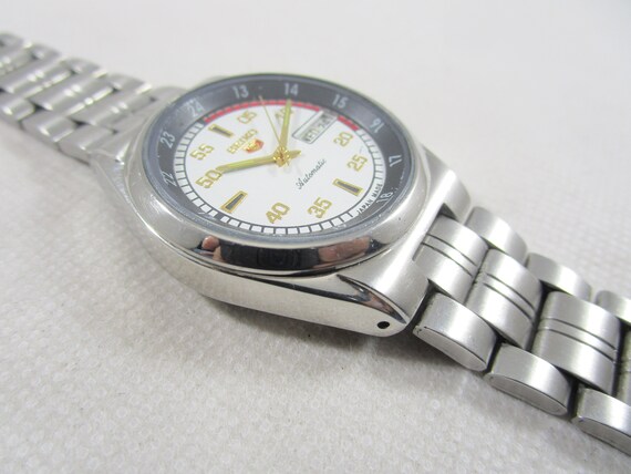 Vintage SEIKO 5 transparent back side Automatic Day D… - Gem