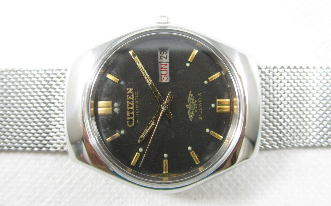 Vintage CITIZEN 8200 21 JEWELS Automatic Day-date Japan Wrist - Etsy