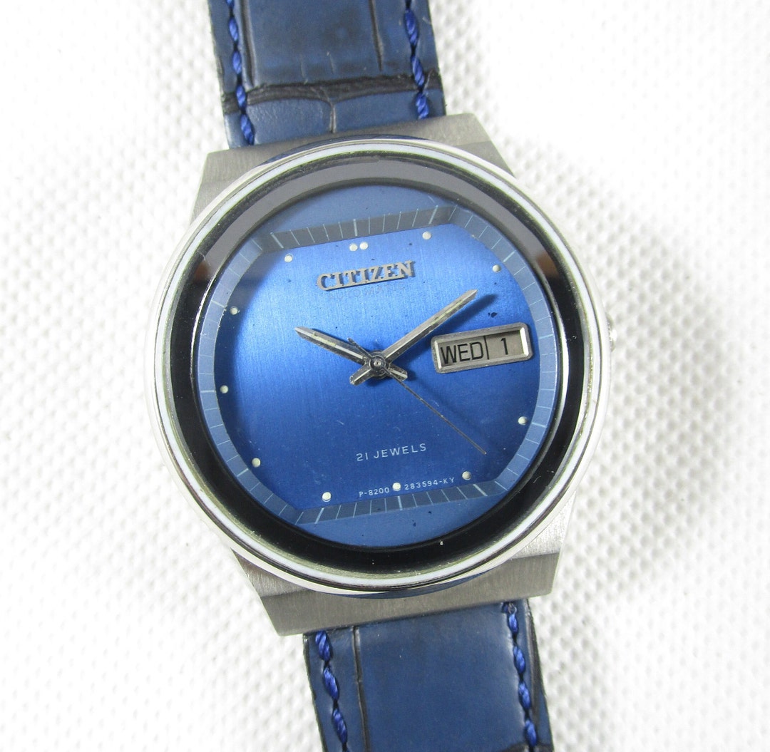 Vintage CITIZEN 8200 21 JEWELS Automatic Day-date Pre-owned Japan Men's Wrist Watch Z537 - Etsy