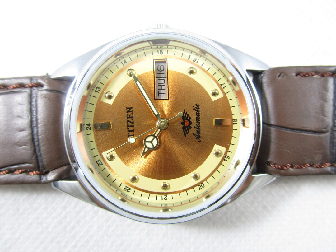 Vintage CITIZEN 8200 21 JEWELS Automatic Day-date Japan Wrist Watch B507 - Etsy
