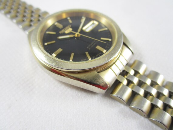 Vintage SEIKO 5 Automatic Transparent back side 21 Je… - Gem