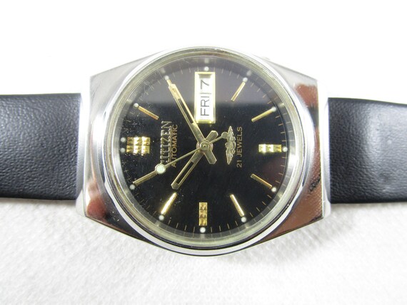 Vintage CITIZEN 21 Jewels Automatic Day-Date Japan Ma… - Gem