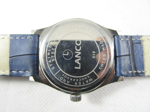 VINTAGE LANCO 17 JEWELS Hand Winding Gent's Pre-owned… - Gem