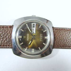 RARE Vintage NINO Automatic 17 Jewels Day-date Pre-owned Swiss Men's ...