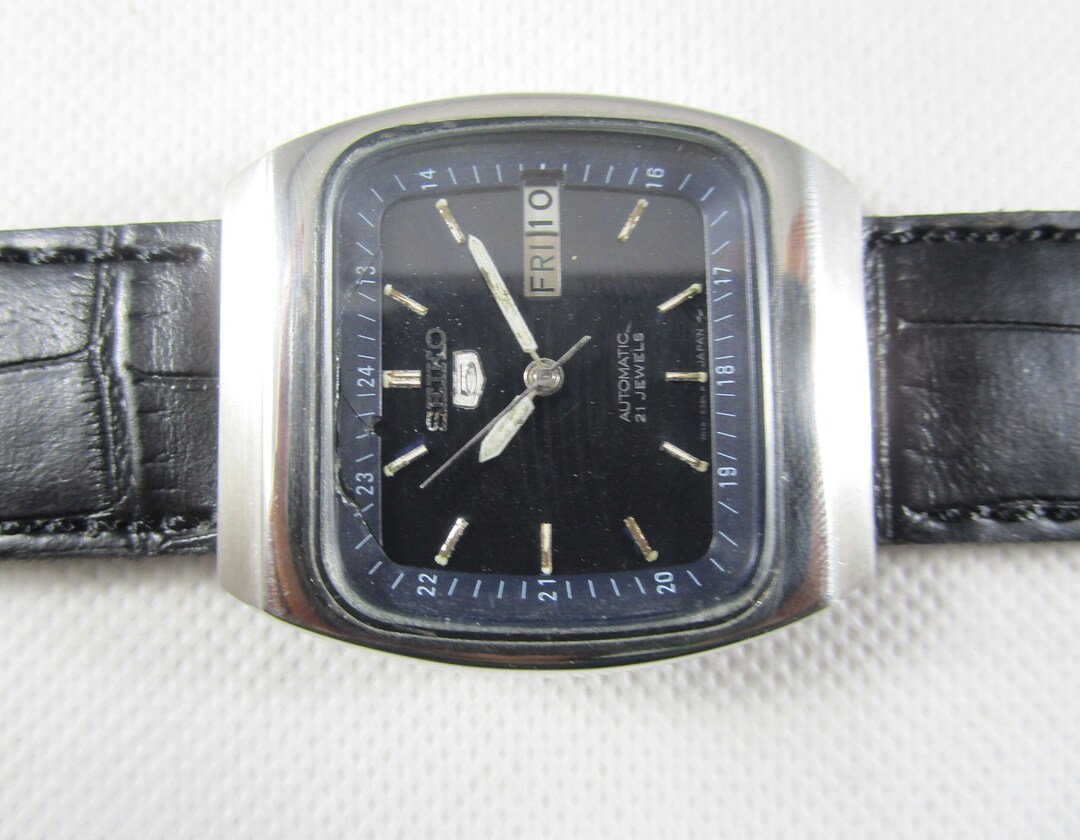Vintage SEIKO 5 Automatic 21 Jewels Day Date Japan Made Men's Wrist Watch Z657 - Etsy