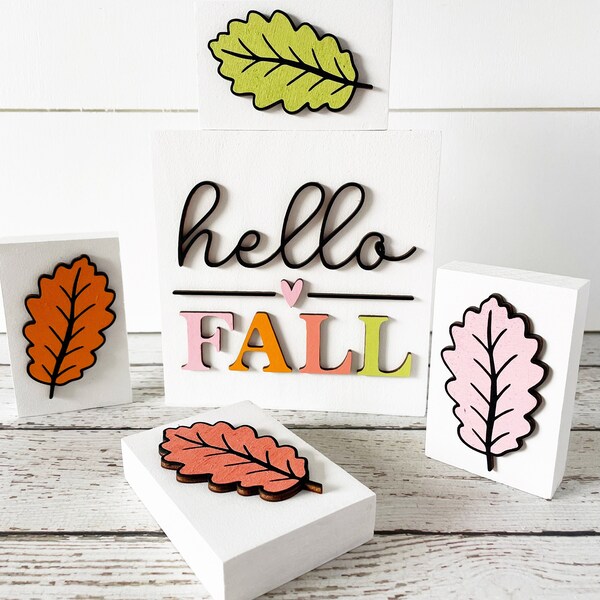 Fall Leaf Sign - Etsy