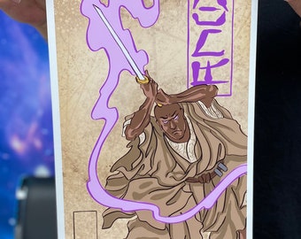 Mace Windu Art - Etsy
