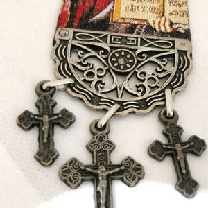 Jesus Christ Fabric Cloth Icon Banner Textile Art, Wall / Car Hang - Etsy