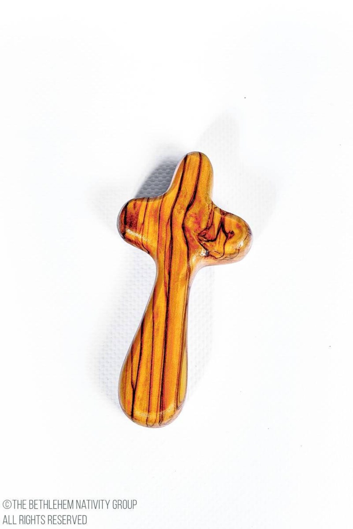 Hand Made Olive Wood Comfort / Caring / Prayer / Holding Cross - Etsy