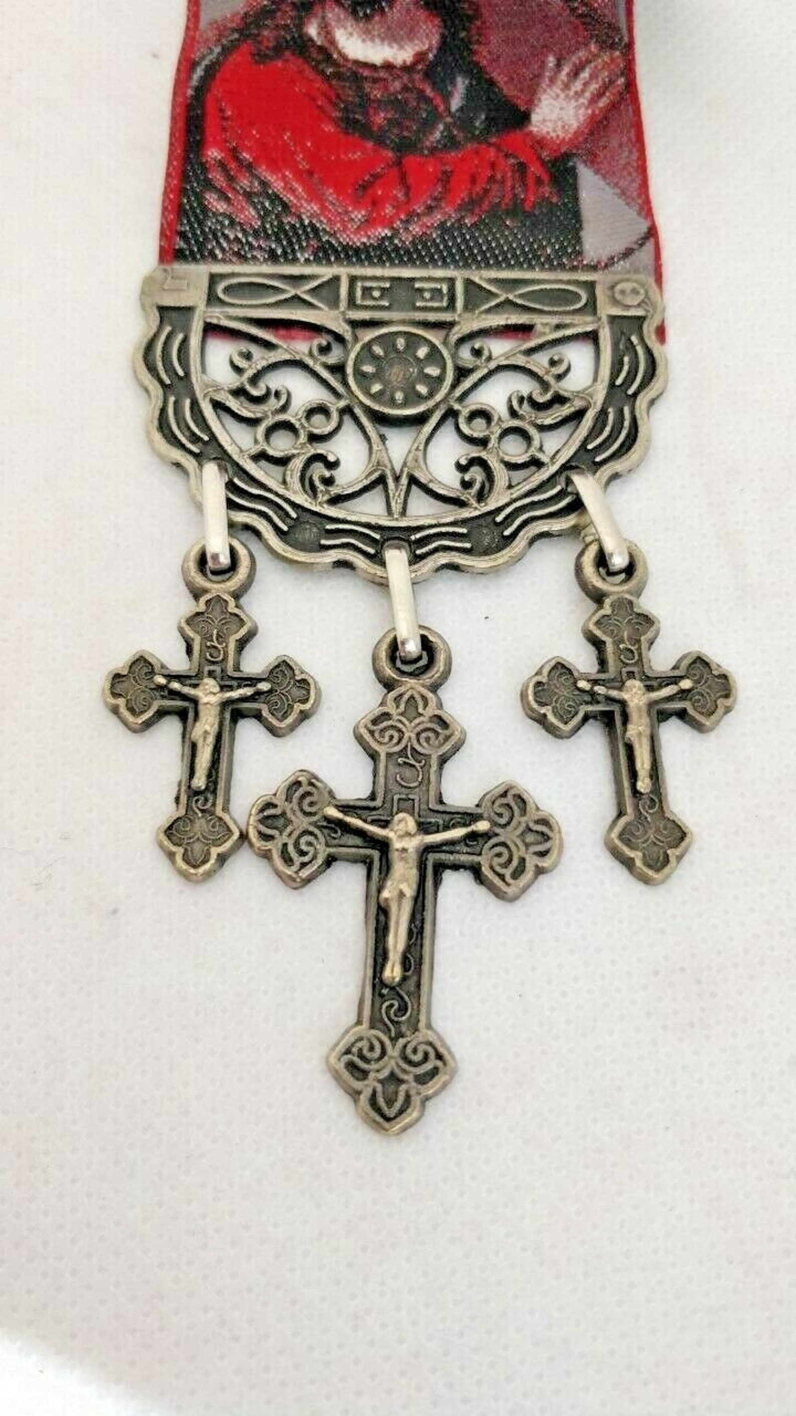 Jesus Carrying the Cross Fabric Cloth Icon Banner Textile Art - Etsy UK