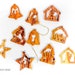 12 Piece Hand Carved Olive Wood Faceless Musical Nativity Set - Etsy