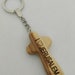 I Love Jerusalem Olive Wood Comfort Cross Key Chain, Blessings From ...