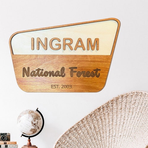 Custom National Forest Name Sign - Etsy