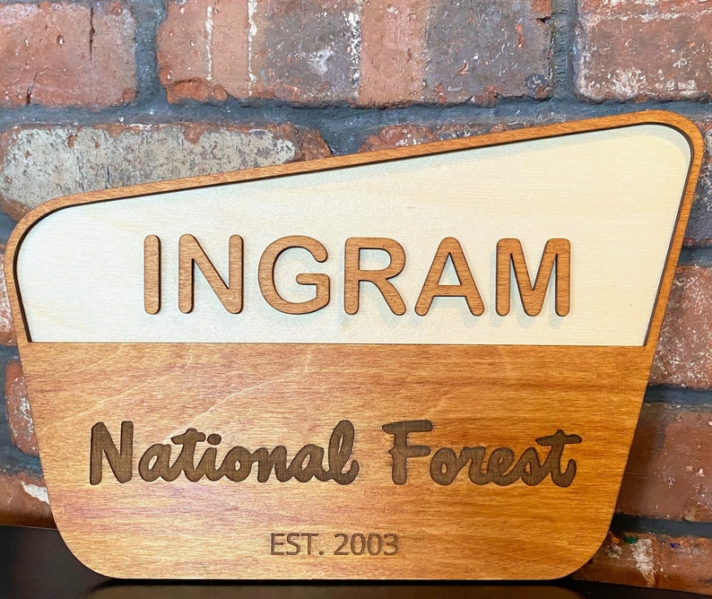 Custom Personalized National Park National Forest Sign for - Etsy