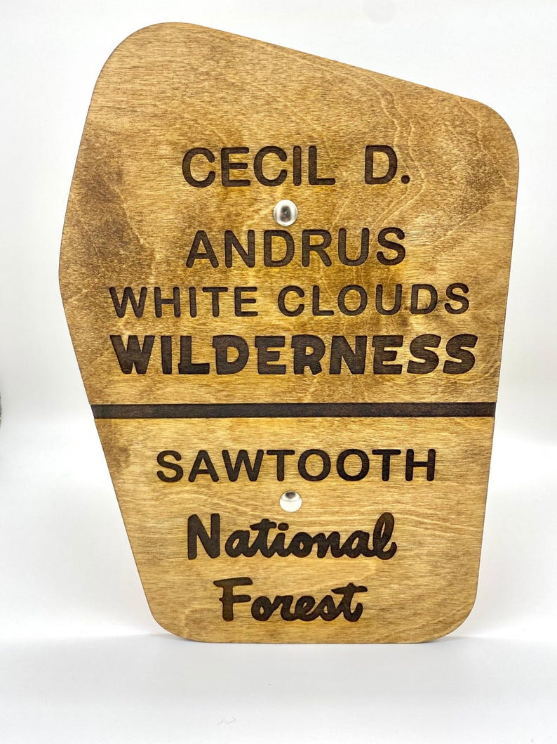 Wilderness Custom National Forest Trail Sign - Etsy
