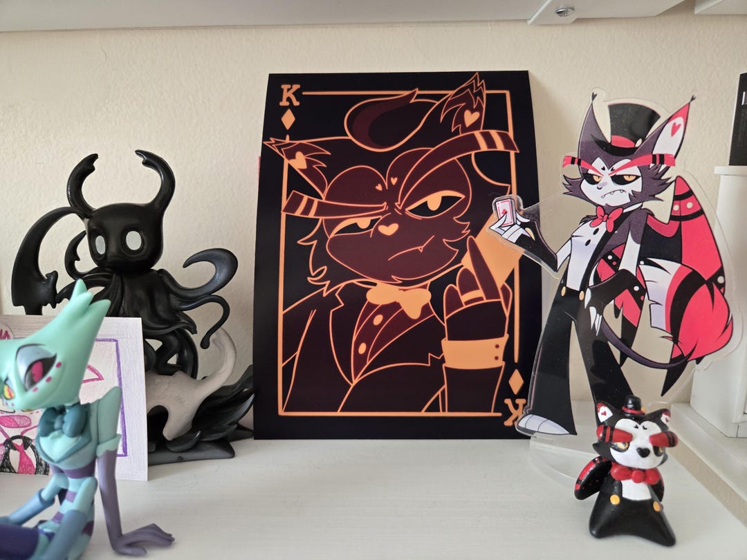 Husk Hazbin Hotel Print- 5x7 Inch Mini Art Print - Etsy