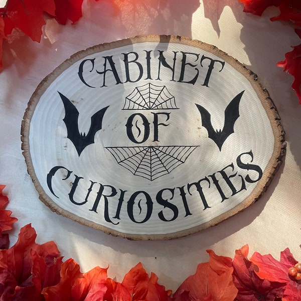 Cabinet of Curiosities Sign - Etsy