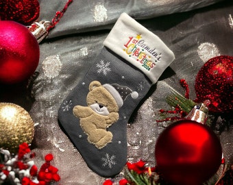 Personalized Baby's First Christmas Stocking - Etsy