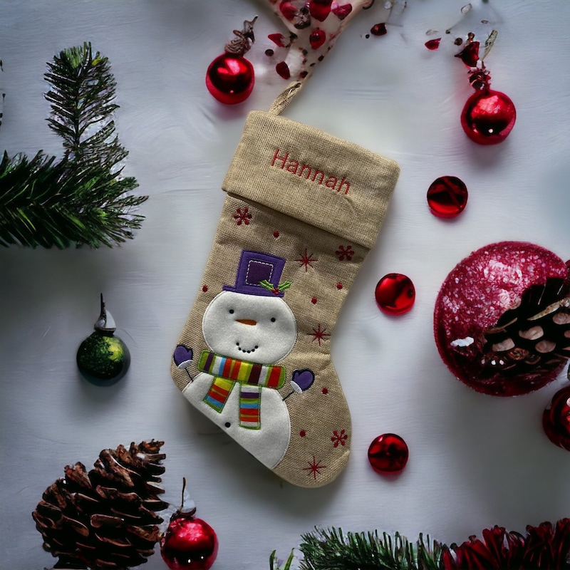 Snowman Stockings - Etsy