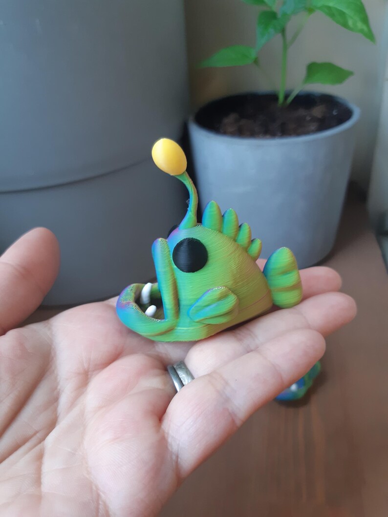 Cute Anglerfish, 3 Pack of Mini, Gift for Bestie, Ocean Themed Gift ...