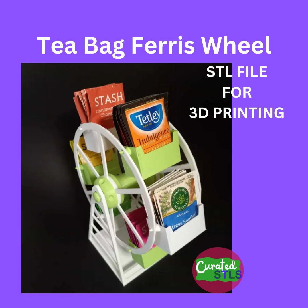 Tea Bag Holder, STL File for 3D Printing, Tea Bag Organizer, Anniversary Gift for Wife, FDM File ...