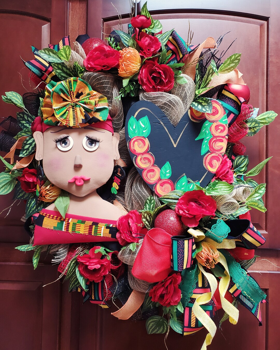 Juneteenth Wreath, Black History Month, Summer Wreath, Everyday Wreath ...