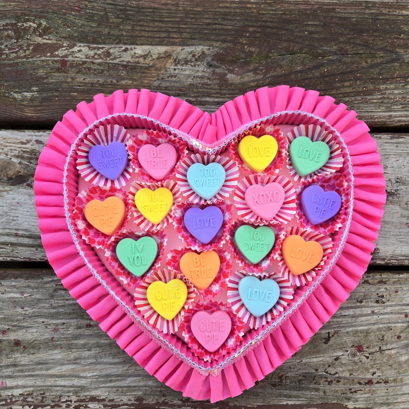 Faux Heart Candy Box - Etsy
