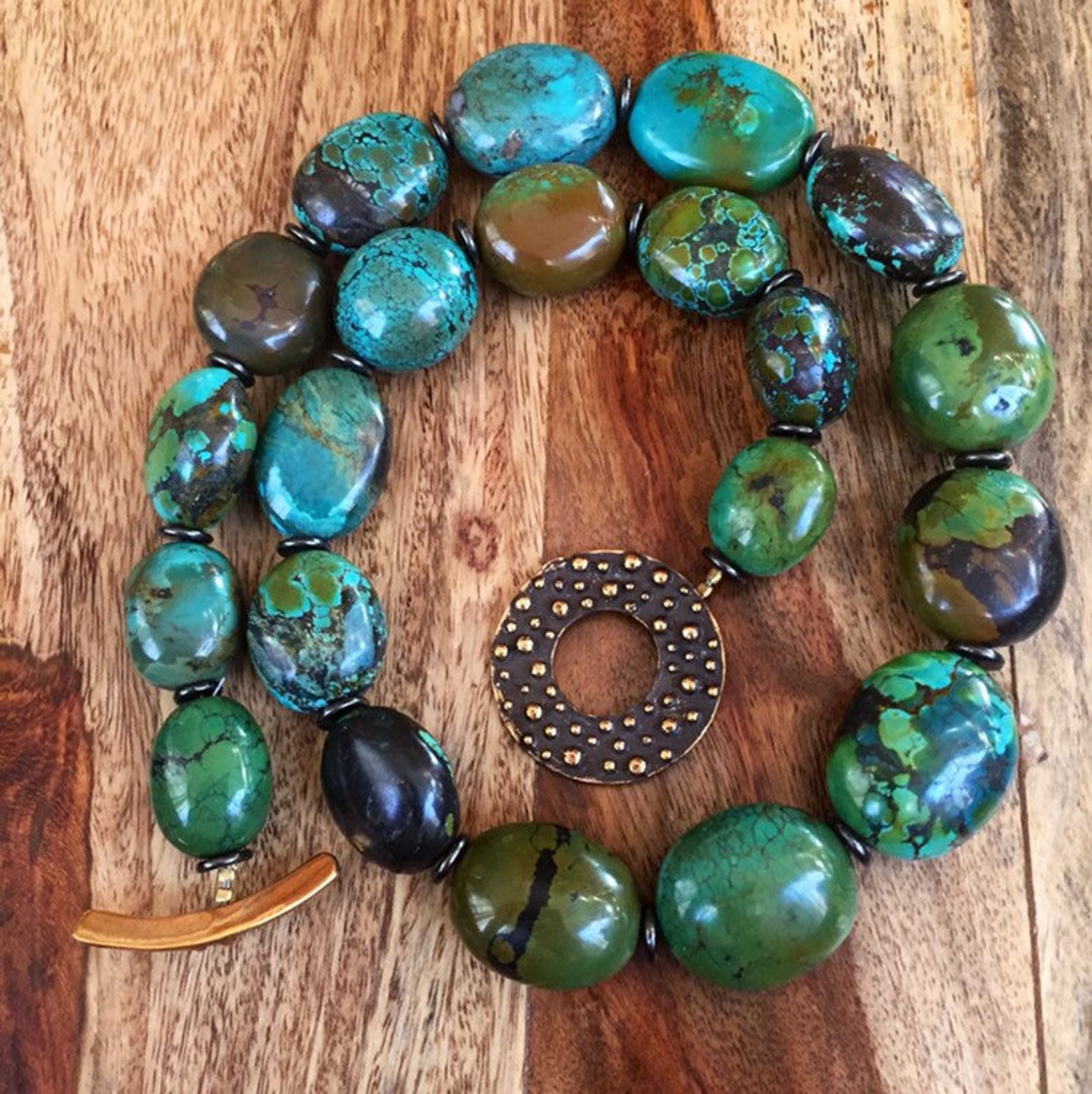 178 Chunky Turquoise Necklace | Etsy