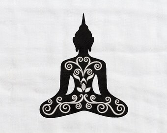 Buddha Embroidery | Etsy