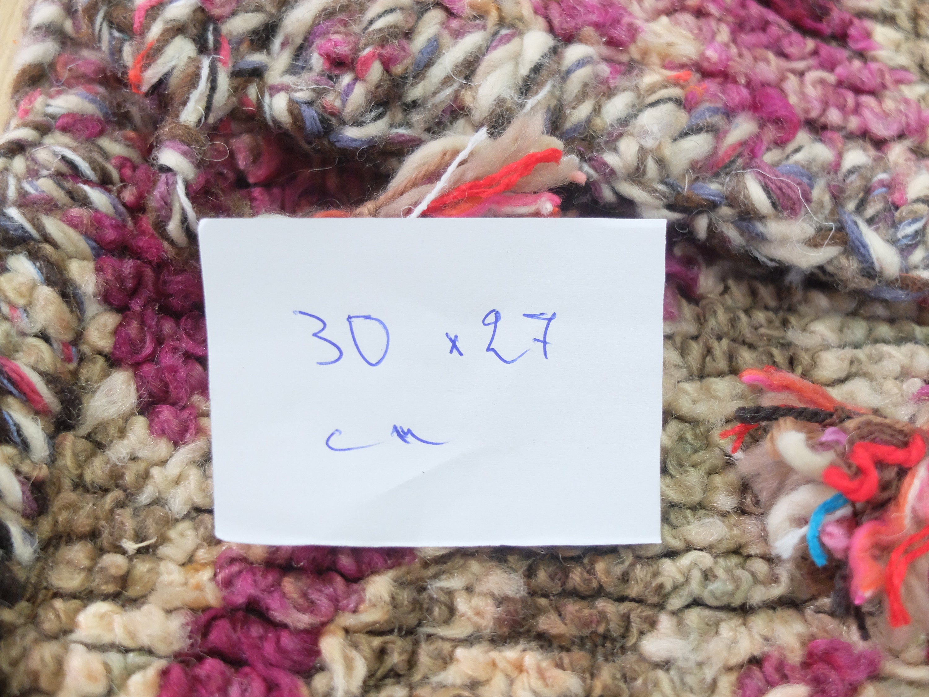 Multi-coloured bag berber wool rug bag vintage kilim wool | Etsy