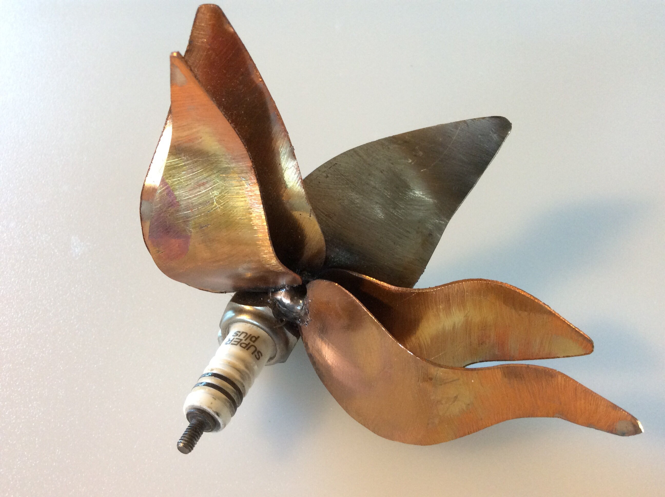 Americana Folk Art Spark Plug Dragonflies Set of 2 | Etsy