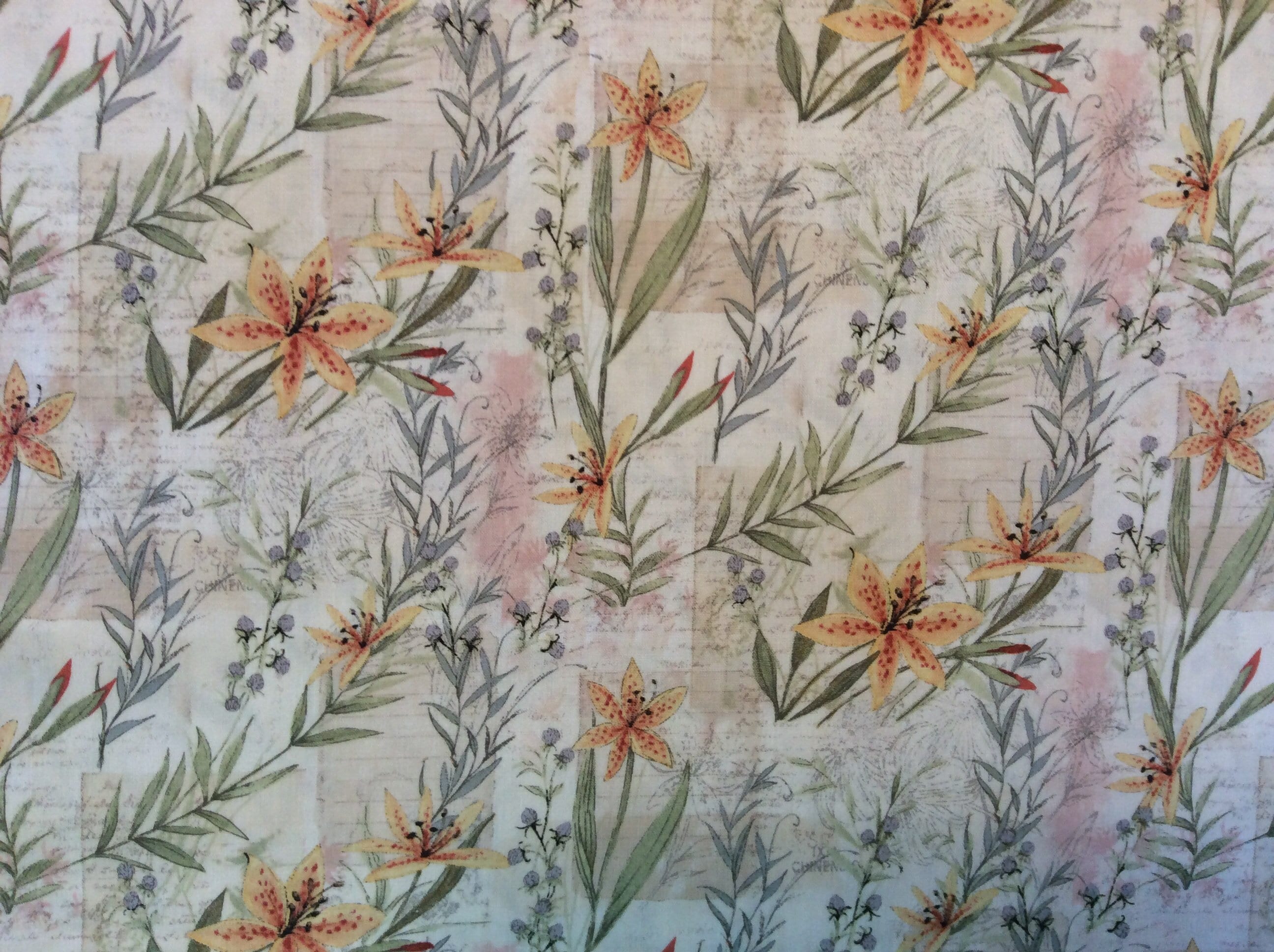 FLORAL MORNING by Susan Winget 1 Yard | Etsy